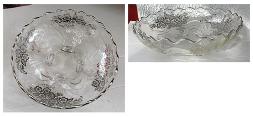 Silver overlay glassware for Christmas – Auction Finds