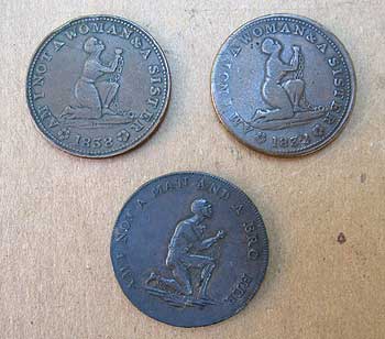 An anti-slavery token with a personal history? - Auction Finds