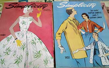 Simplicity posters & memories of sewing – Auction Finds