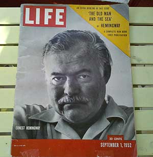 Hemingway’s ‘Old Man’ in 1952 Life magazine – Auction Finds
