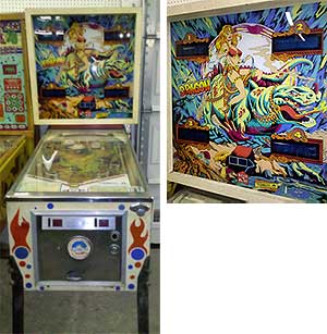 Classic pinball machines & their colorful graphics - Auction Finds