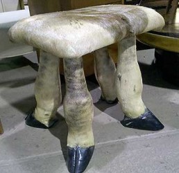 Benches with ballerina & cow-shaped legs - Auction Finds
