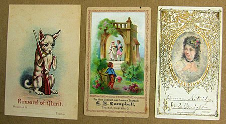 Reward of Merit cards for the good student – Auction Finds