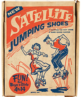 Terrifying 1950s satellite jumping shoes - Auction Finds