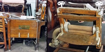 Animal treadmill that powered a washing machine - Auction Finds