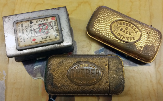 Fancy little match safes to keep you from catching on fire - Auction Finds