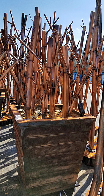 A stand of copper trees in an unlikely place - Auction Finds