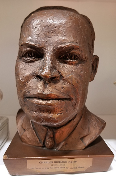 Charles Drew bust by artist Inge Hardison | Auction Finds