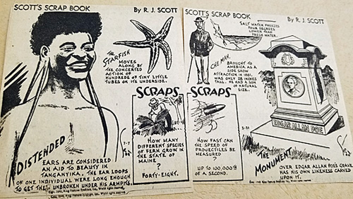 Scott’s Scrap Book cartoons not as famous as Ripley’s – Auction Finds