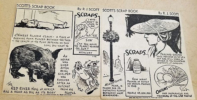 Scott’s Scrap Book cartoons not as famous as Ripley’s – Auction Finds