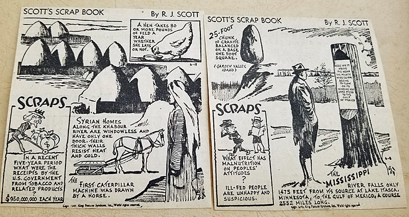 Scott’s Scrap Book cartoons not as famous as Ripley’s – Auction Finds