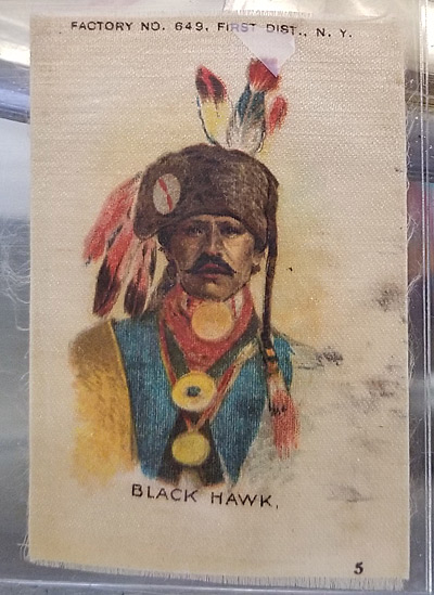 Famous Native American chiefs on early cigarette “silks” – Auction Finds