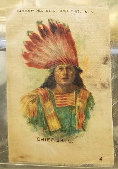 Famous Native American chiefs on early cigarette “silks” – Auction Finds